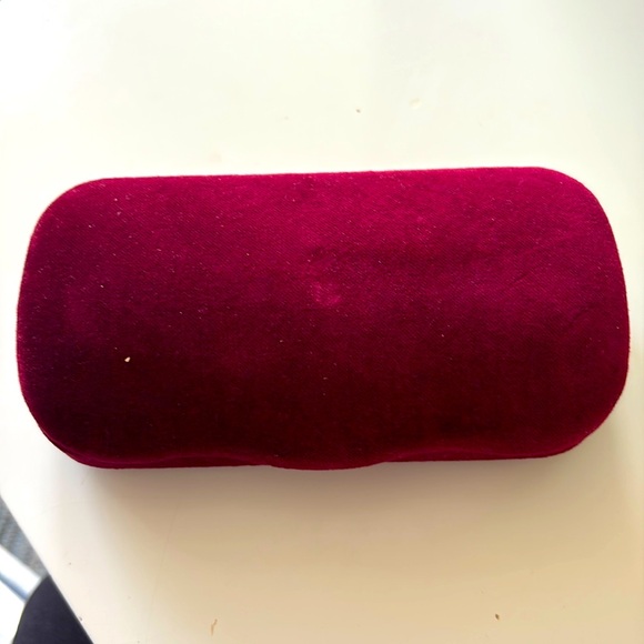 Gucci | Accessories | Gucci Burgundy Red Glasses Case With Luxurious ...